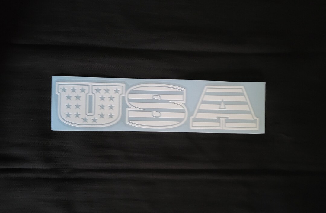 USA Flag Vinyl Decal - Etsy