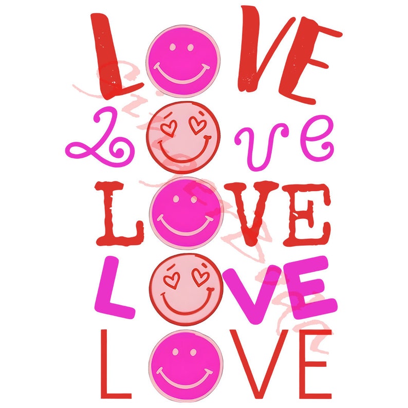Smiley Face Valentines Day PNG, Valentines Day Love Smile Png ...