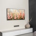 Light Pink Flowers Frame TV Art Set, Summer Cottagecore Farmhouse Decor ...