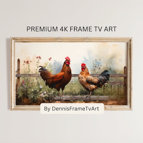 Rooster Framed Art - Etsy