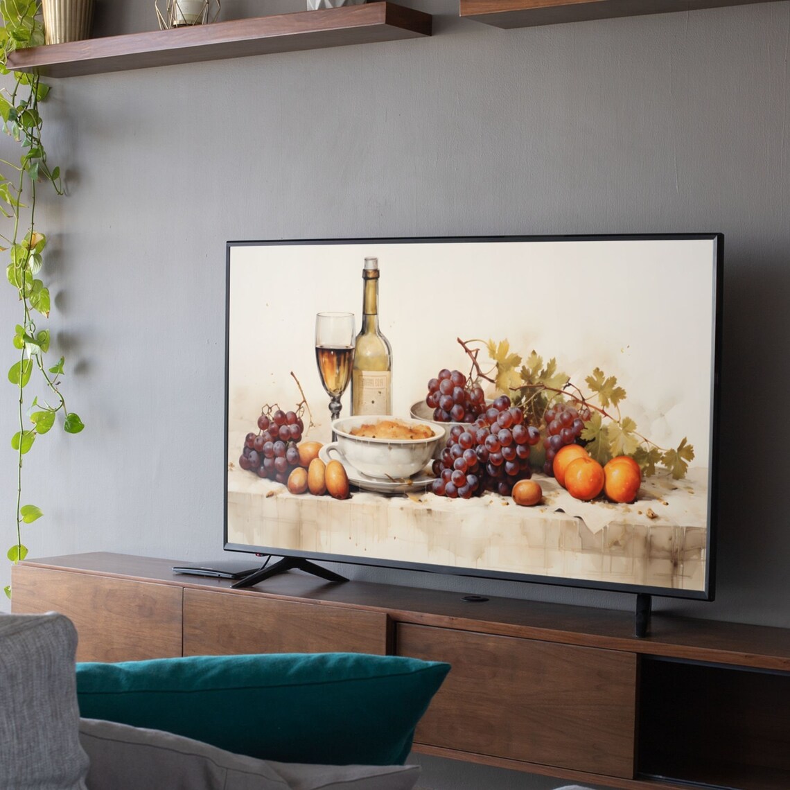 Fruits and Wine Smart TV Screensaver Instant Download, Fruit Still Life ...