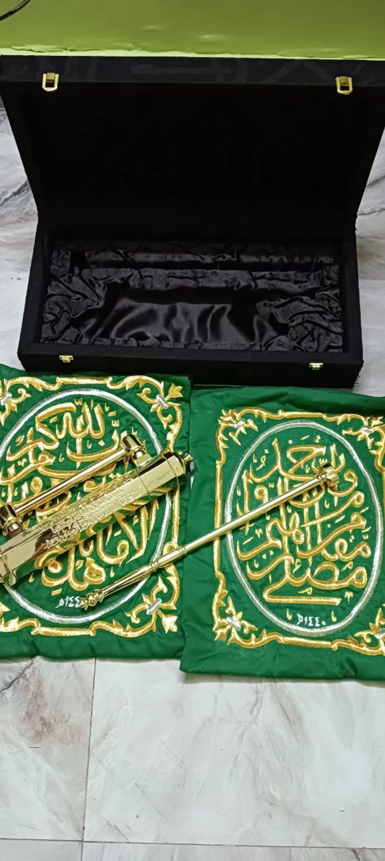 Certified Gold Plated Kaaba Door Key Lock | 1435 Hijri King Salman ...