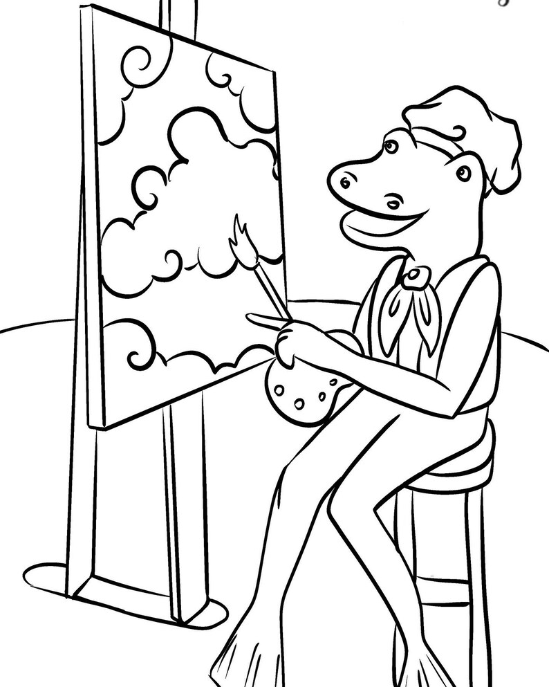 Custom Line Art Illustrations | Coloring Pages for Kids & Adults ...