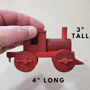Vintage Handmade Toys Wooden Train Set Vintage Collectible Trains for ...