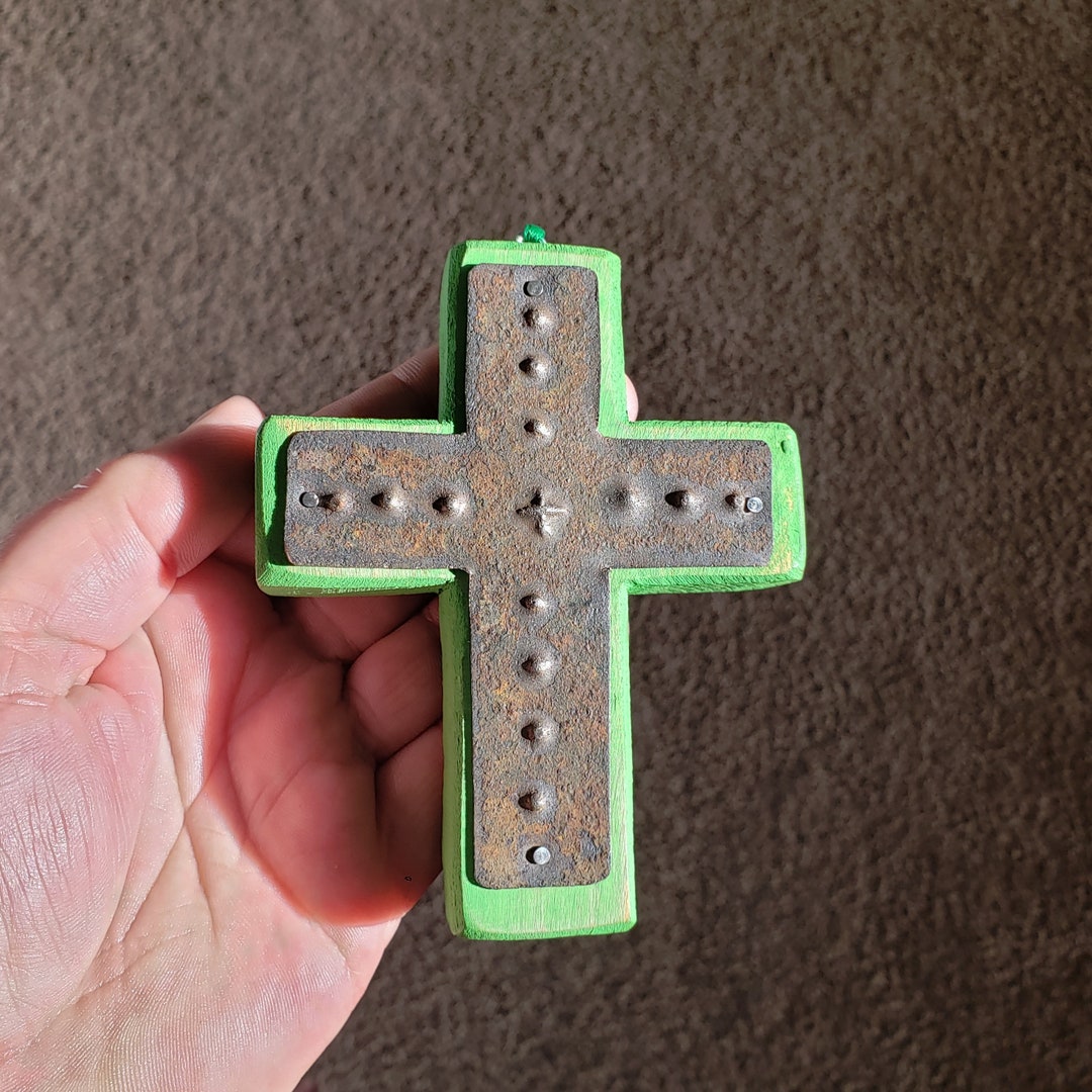 Wood Wall Cross Western Style Cross for Wall Southwestern Cross ...