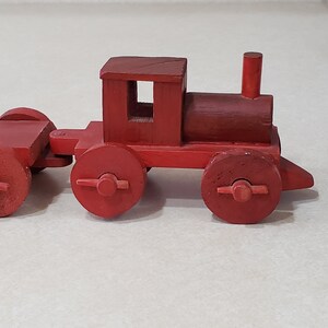 Vintage Handmade Toys Wooden Train Set Vintage Collectible Trains for ...