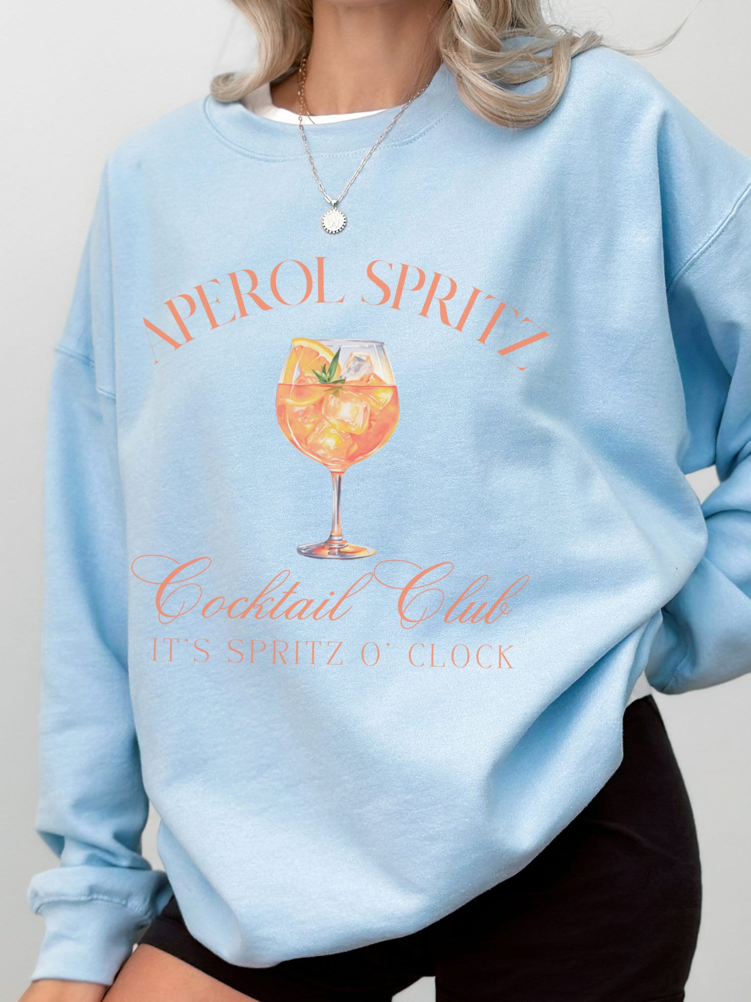 Aperol Spritz Crewneck Sweatshirt, Italian Aperitivo Social Club, Gift ...