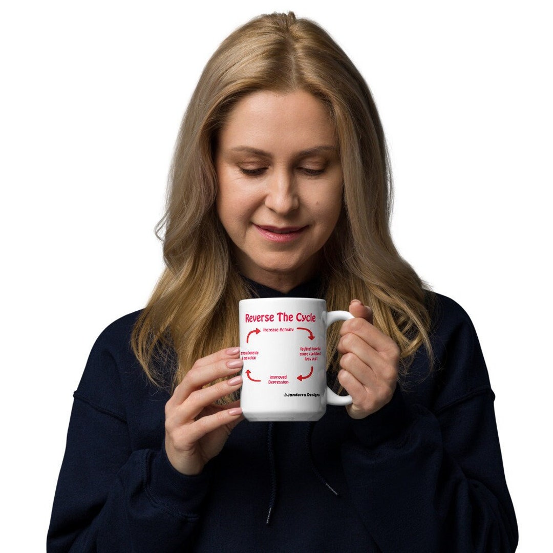 Depression Cycle Mental Health Awareness Mug White Glossy Mug - Etsy