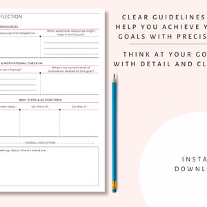 16-page SMART Goals Planner Plus Printable Mind Map Bonus Included ...