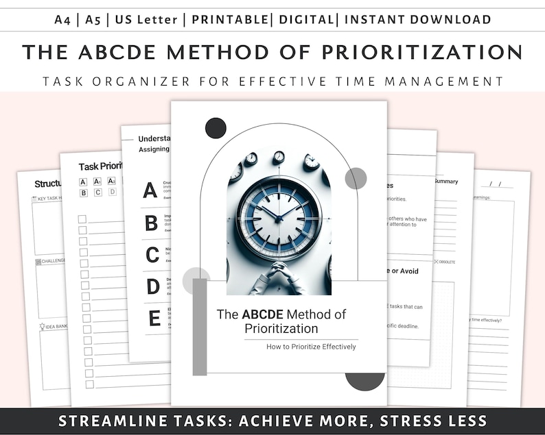 The ABCDE Method of Prioritization | Task Organizer for a Productive ...