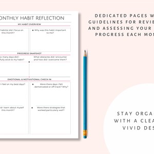13-page Habit Tracker Plus Free To-do List Included | Habit Tracker ...