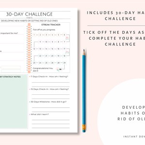 13-page Habit Tracker Plus Free To-do List Included | Habit Tracker ...