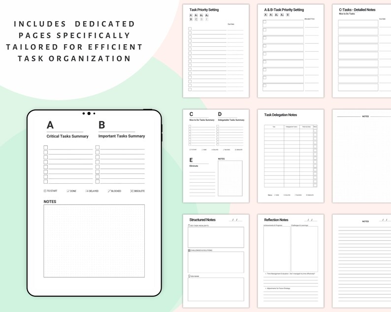 The ABCDE Method of Prioritization | Task Organizer for a Productive ...
