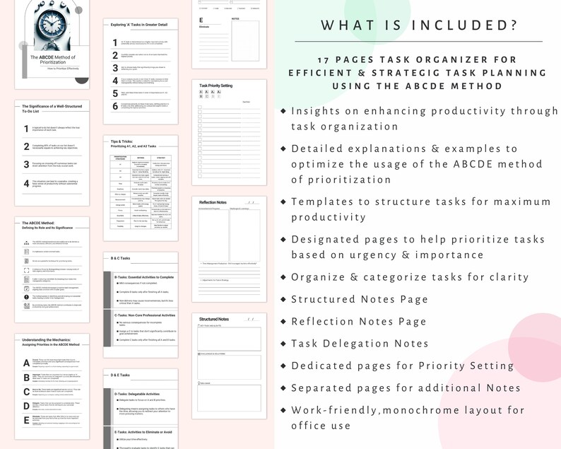 The ABCDE Method of Prioritization | Task Organizer for a Productive ...