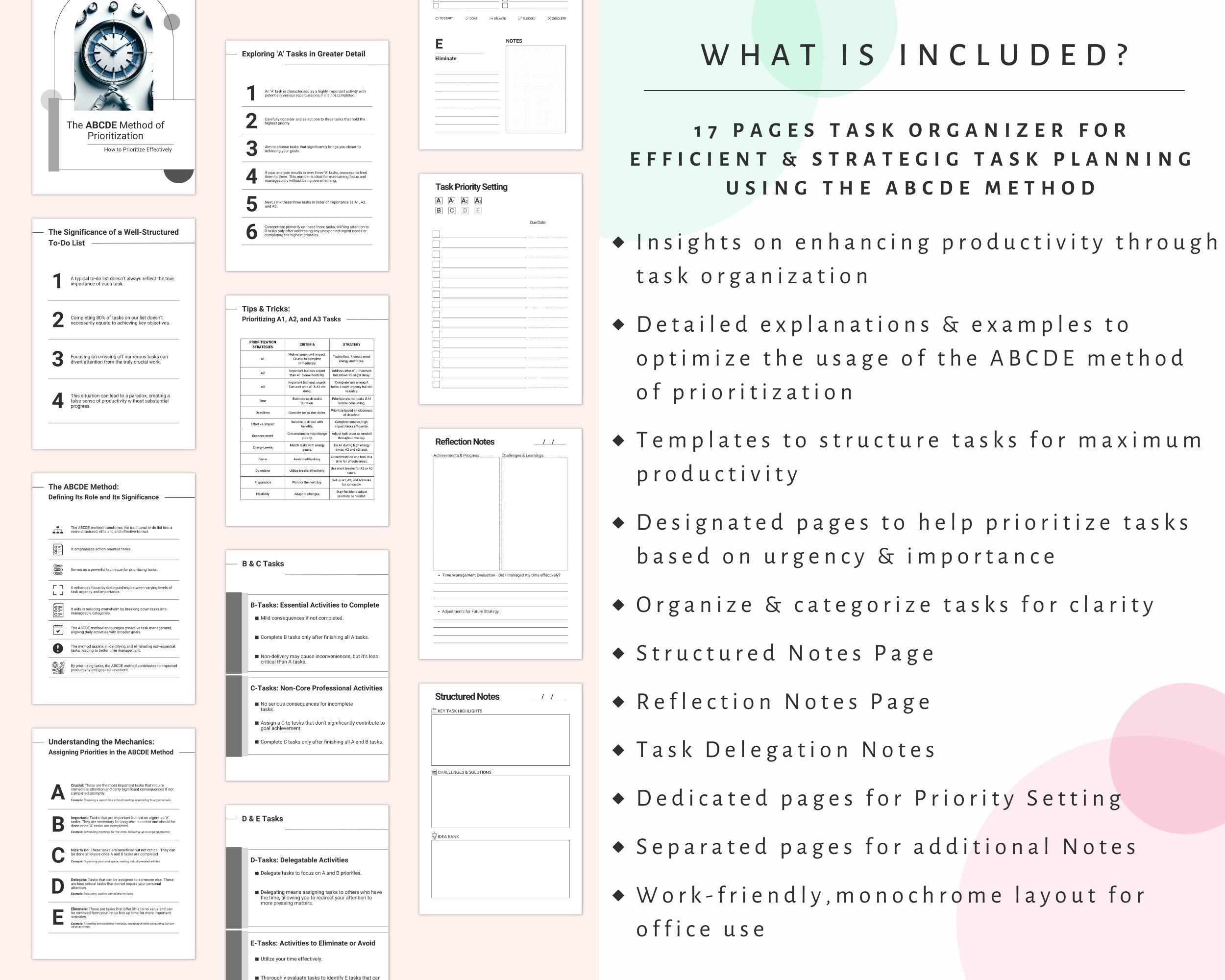 The ABCDE Method of Prioritization | Task Organizer for a Productive ...