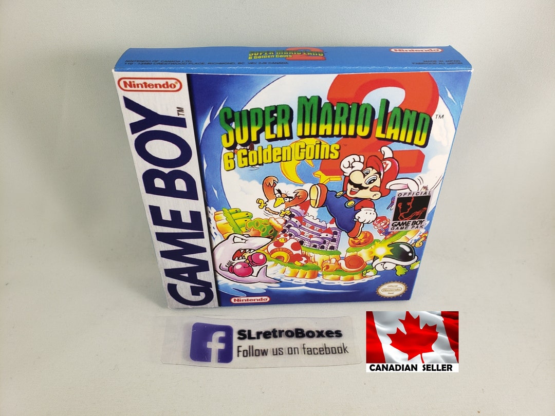 SUPER MARIO LAND 2: Six Golden Coins Gb Dmg Nintendo Gameboy ...