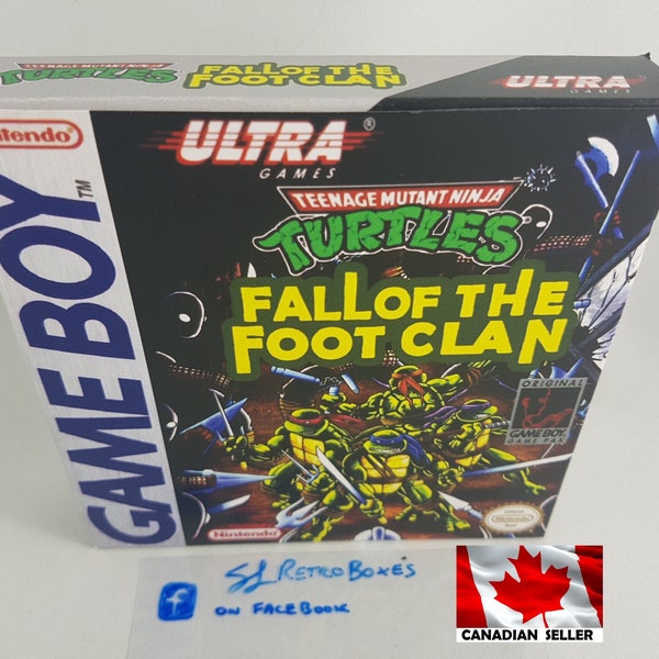 Tmnt Gameboy Box - Etsy
