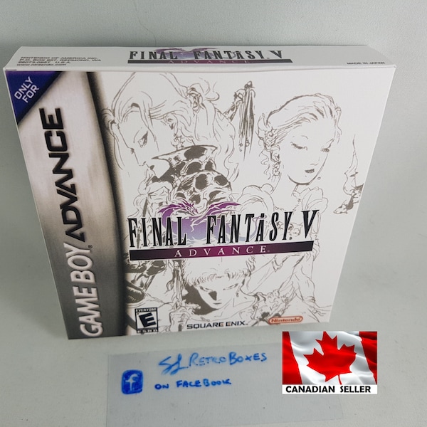 Final Fantasy Box Gameboy - Etsy