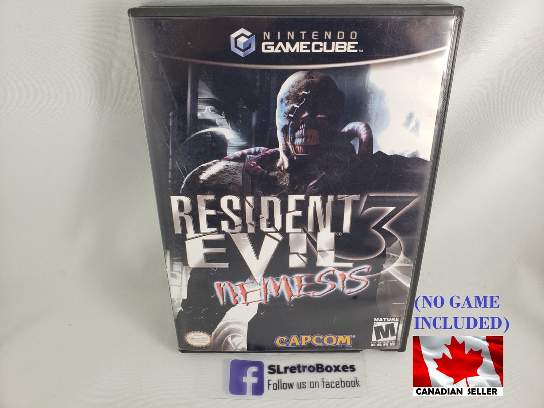 RESIDENT EVIL 3 NEMESIS Gcn, Nintendo Gamecube Reprinted Covers ...