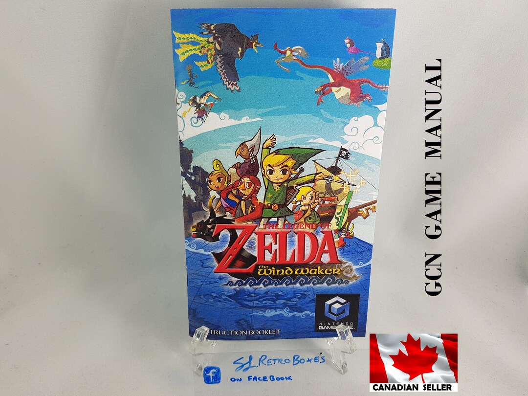 LEGEND of ZELDA WINDWAKER Gcn , Nintendo Game Cube Replacement Game ...