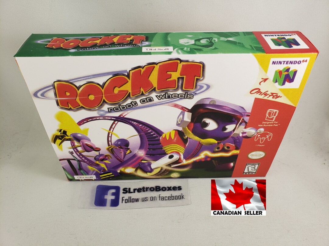 ROCKET ROBOT on WHEELS N64 Nintendo 64 Replacement Custom - Etsy