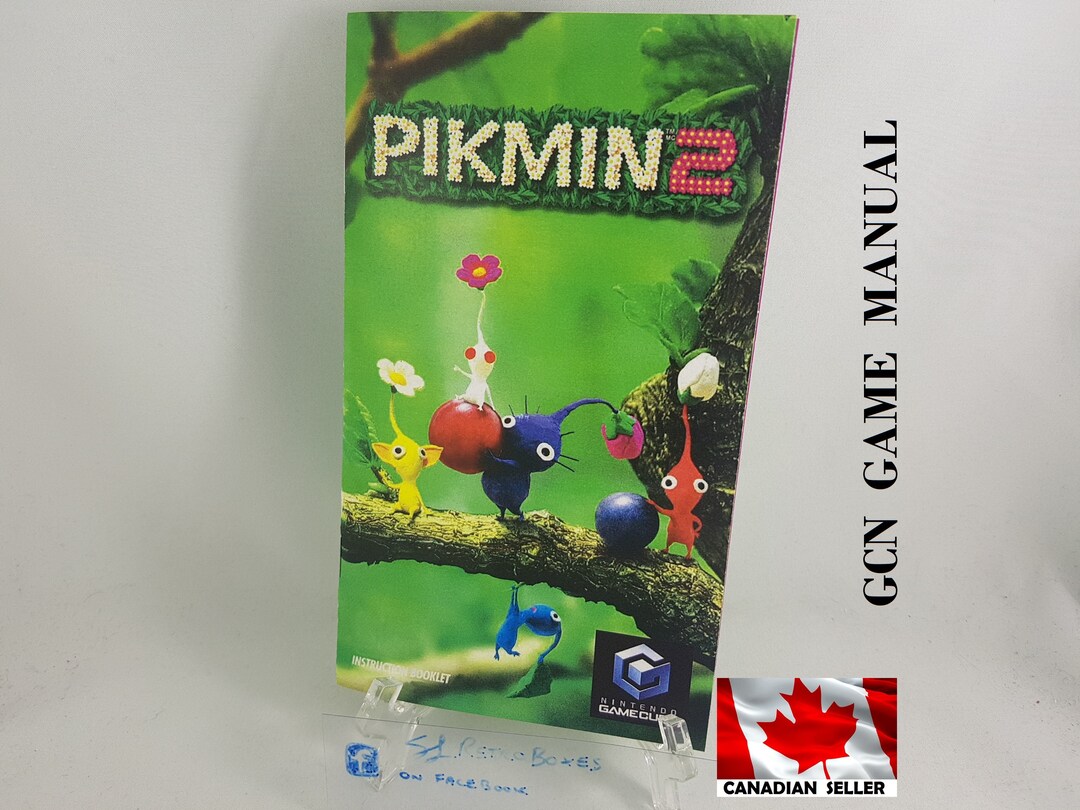 PIKMIN 2 GCN, Nintendo Game Cube Replacement Game Instruction Manual - Etsy