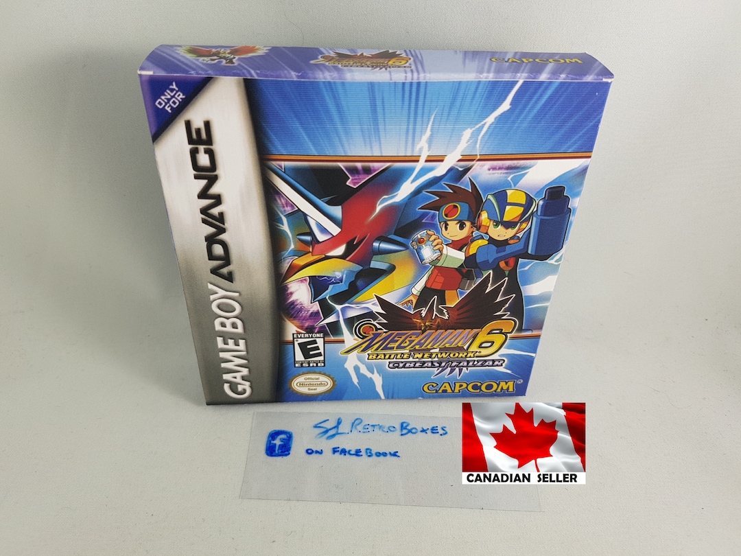 MEGA MAN Battle Network 6 Cybeast Falzar Gba Nintendo - Etsy