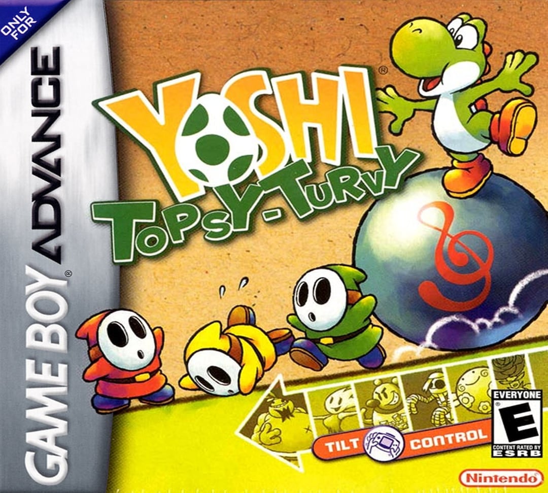 YOSHI TOPSY Gba Nintendo Gameboy Advance Replacement Custom Box ...