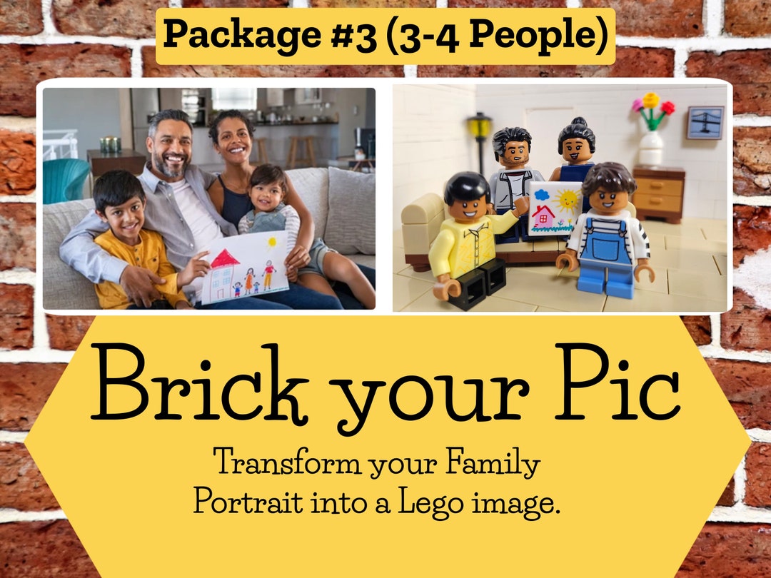 Custom Lego Picture: Package 3 Offering - Etsy
