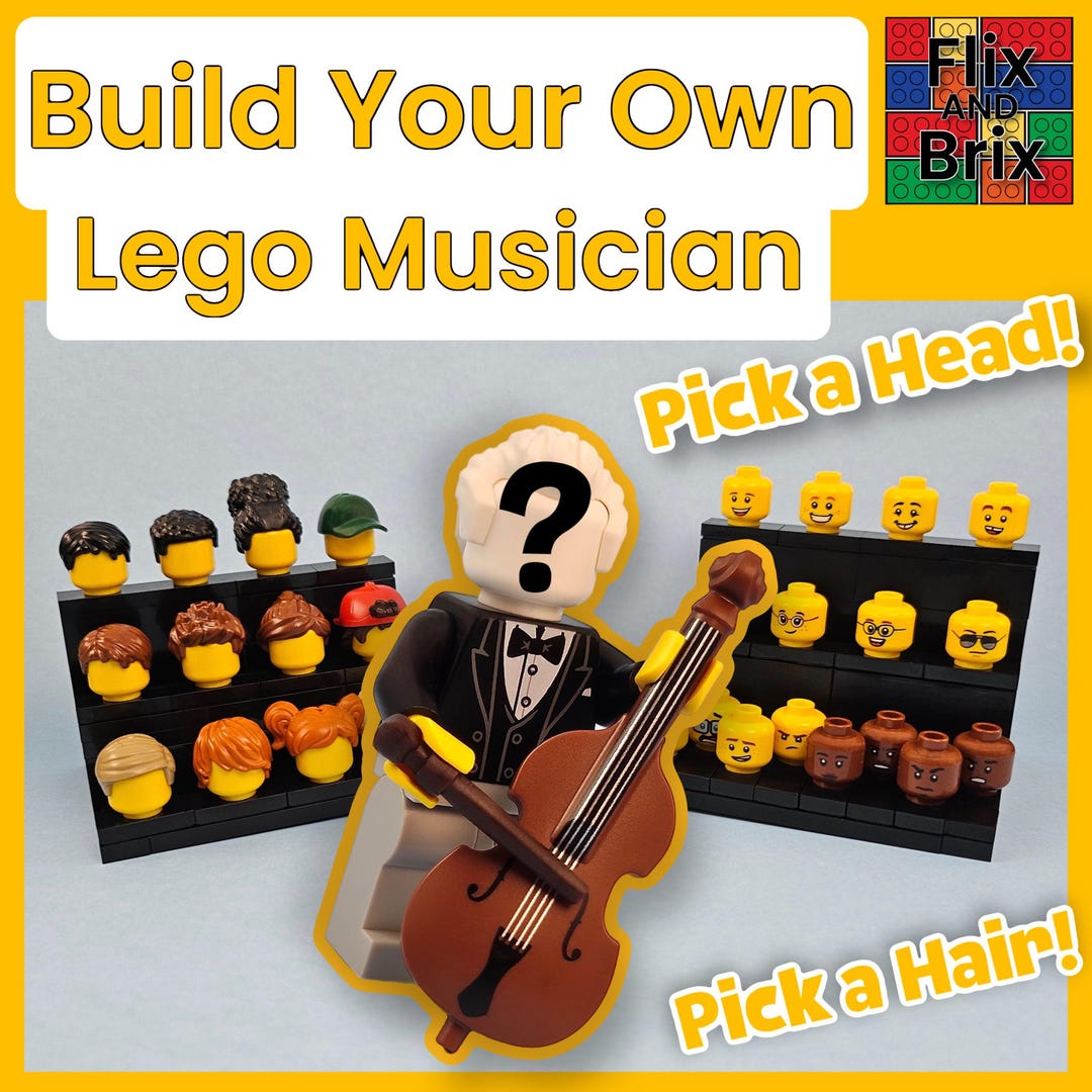 Build Your Own LEGO Musician - Etsy