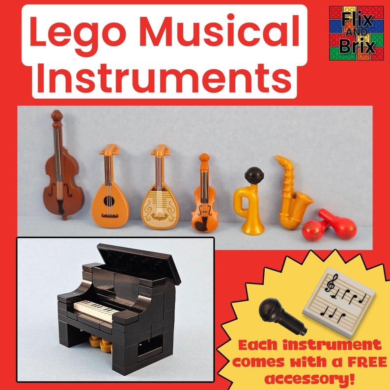 LEGO Musical Instruments - Etsy