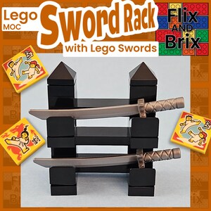 LEGO MOC Sword Rack - Etsy