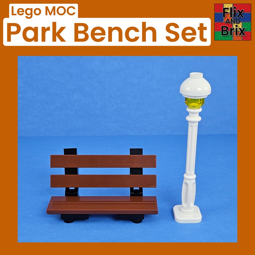 LEGO MOC Park Bench - Etsy