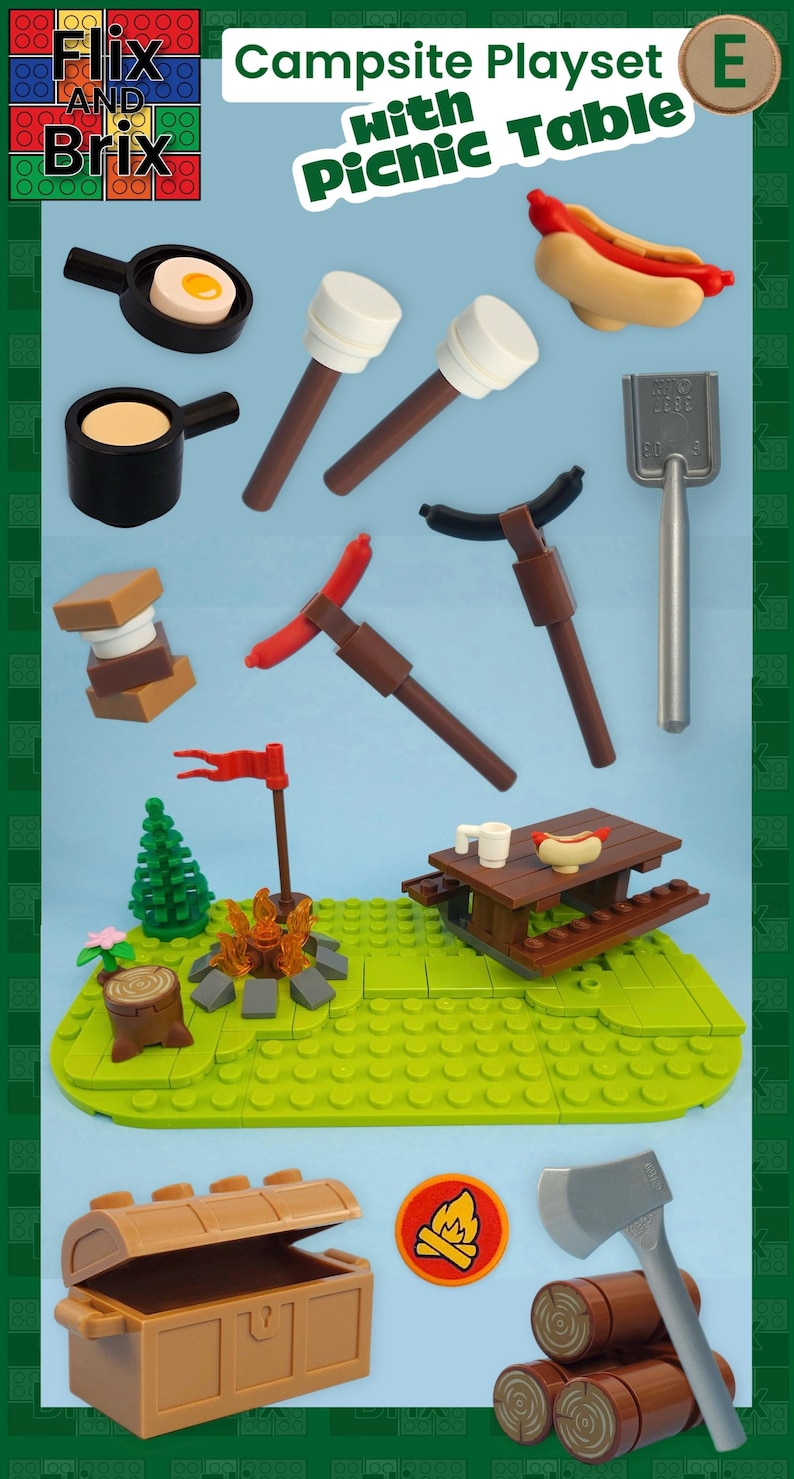 LEGO Campsite Build - Etsy