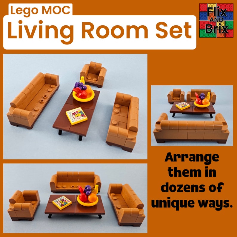 LEGO MOC COUCH Build - Etsy