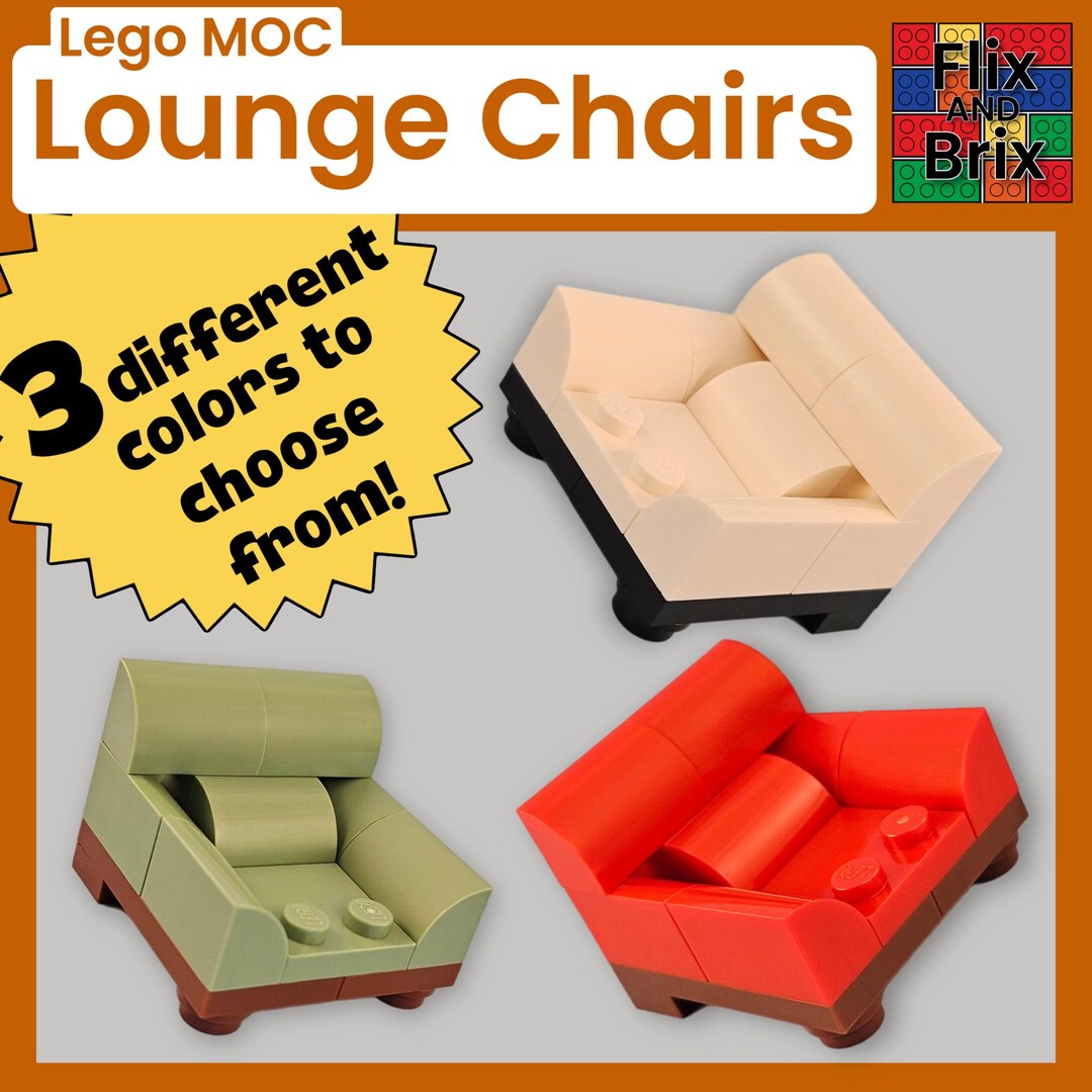 LEGO MOC Lounge Chair - Etsy