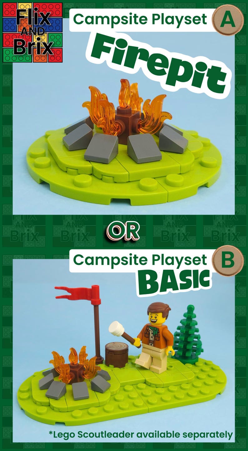 LEGO Campsite Build - Etsy