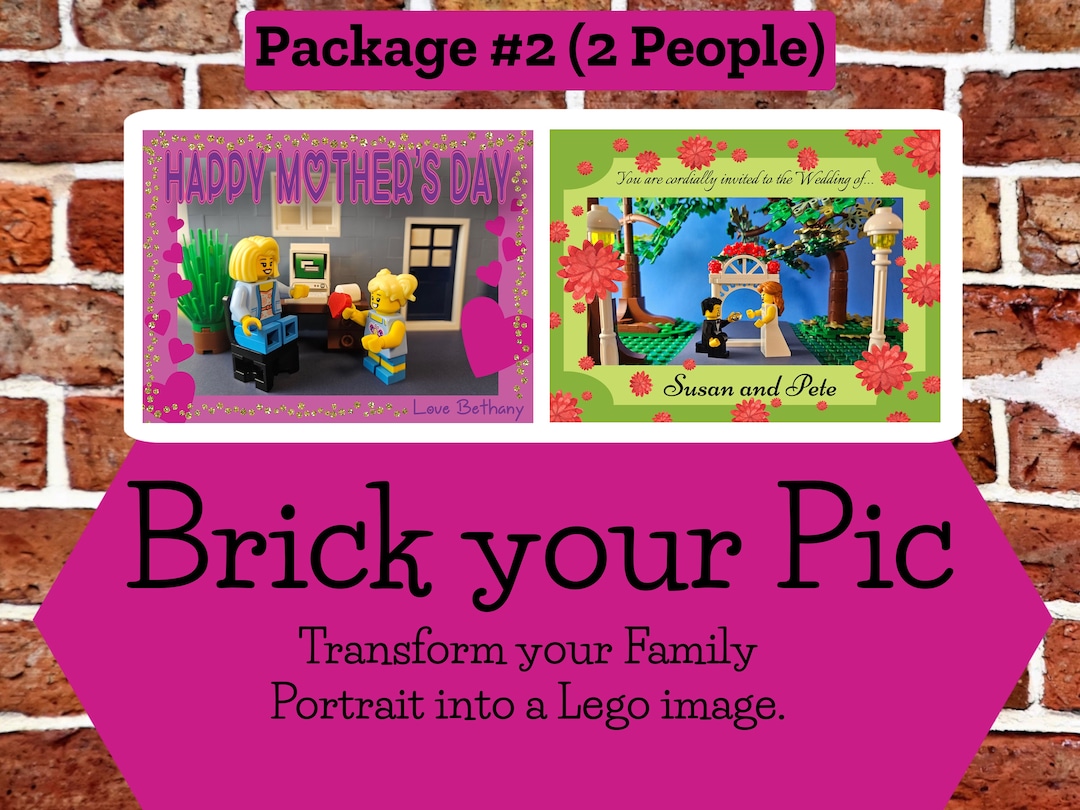 Custom Lego Picture: Package 2 Offering - Etsy
