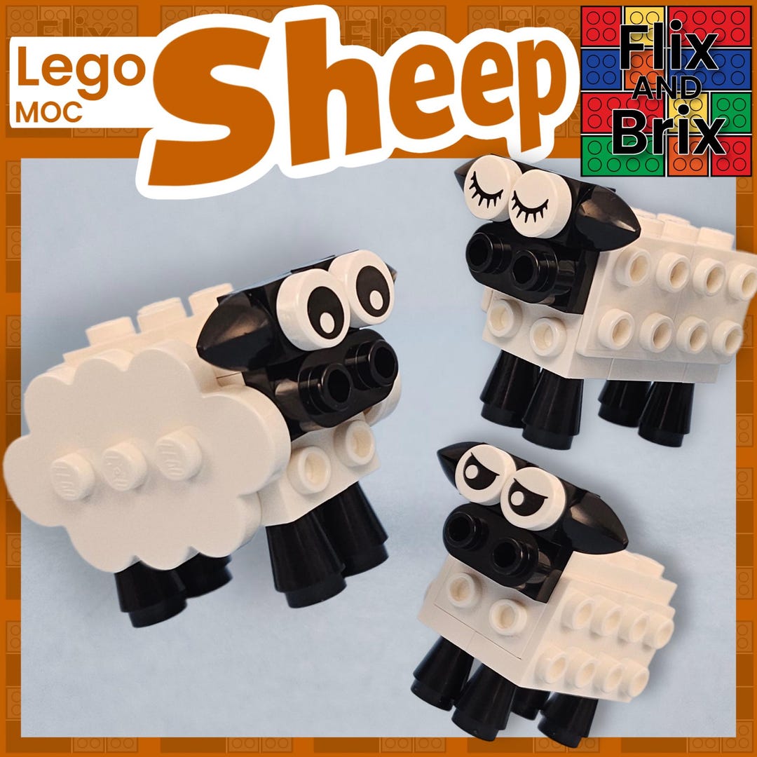 LEGO MOC Sheep - Etsy