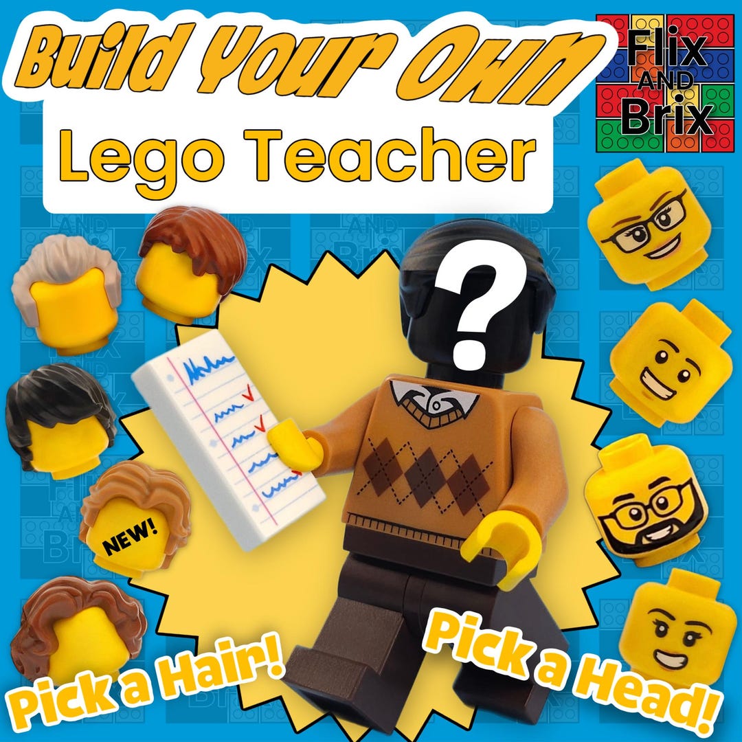 Build Your Own LEGO Teacher - Etsy
