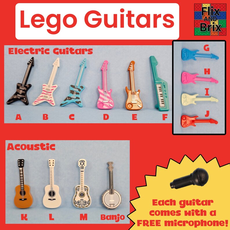 LEGO Musical Instruments - Etsy