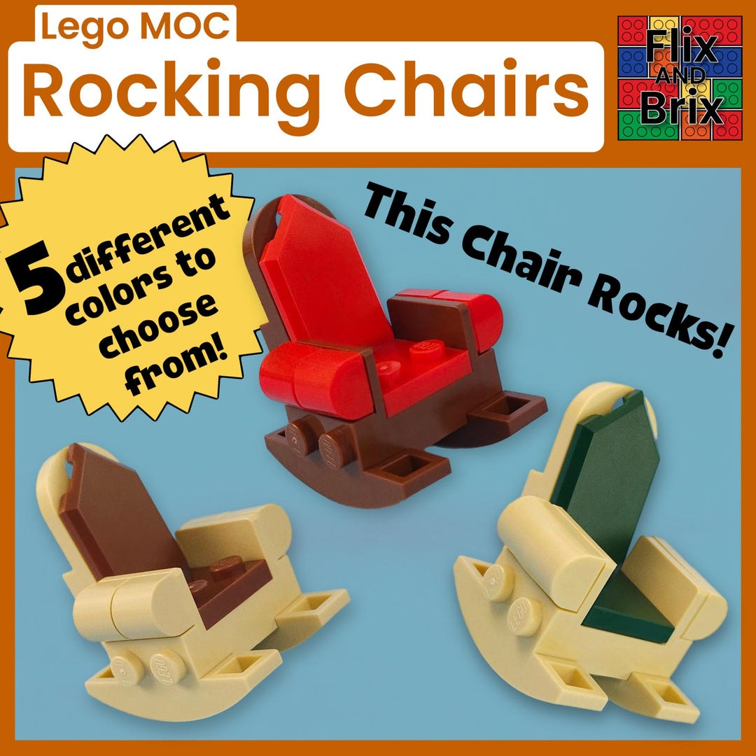 LEGO MOC Rocking Chair Build - Etsy