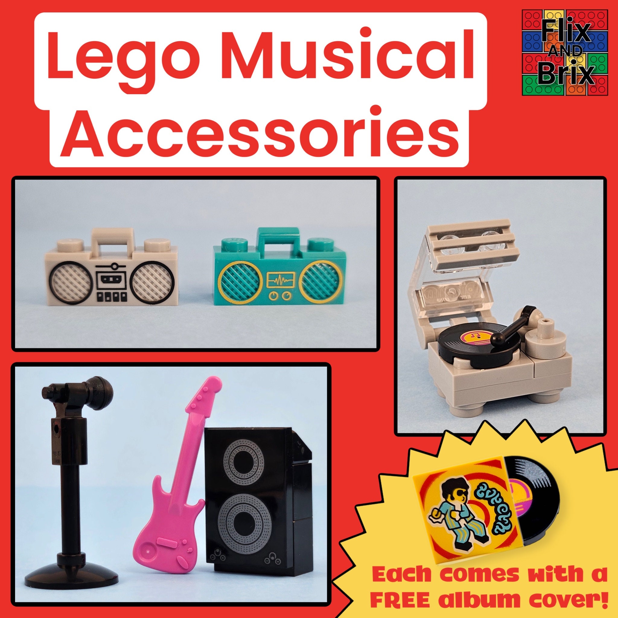 LEGO Musical Instruments - Etsy