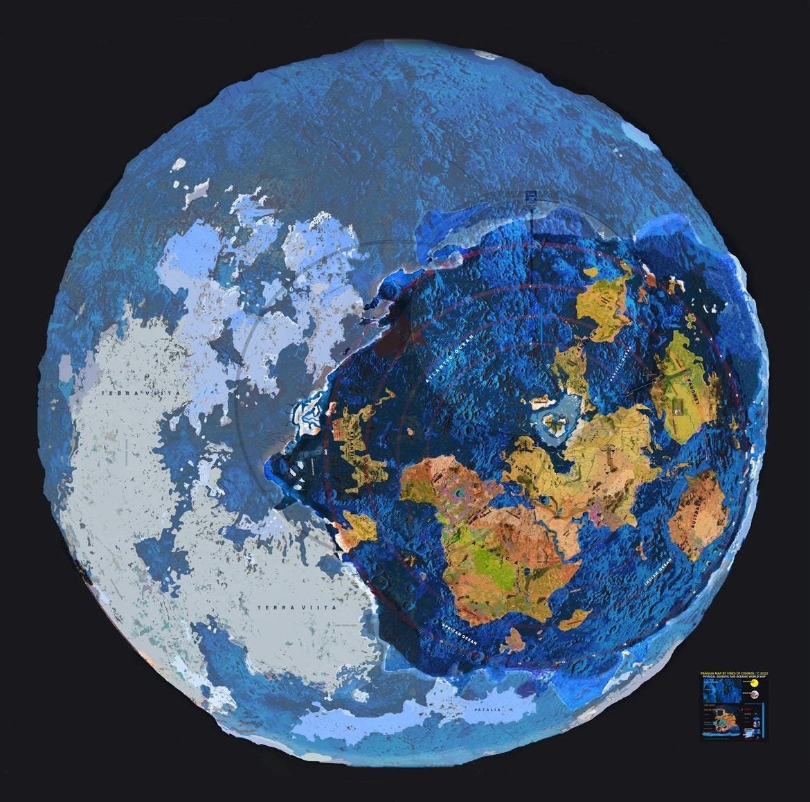All 25 Flat Earth Maps High Resolution Digital Download - Extra ...