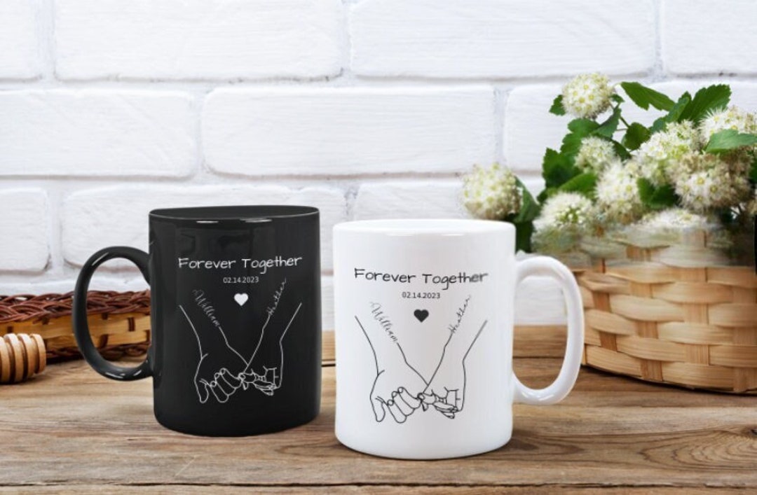 Custom Forever Together Mug Personalized Mug for Couples Friends Father ...