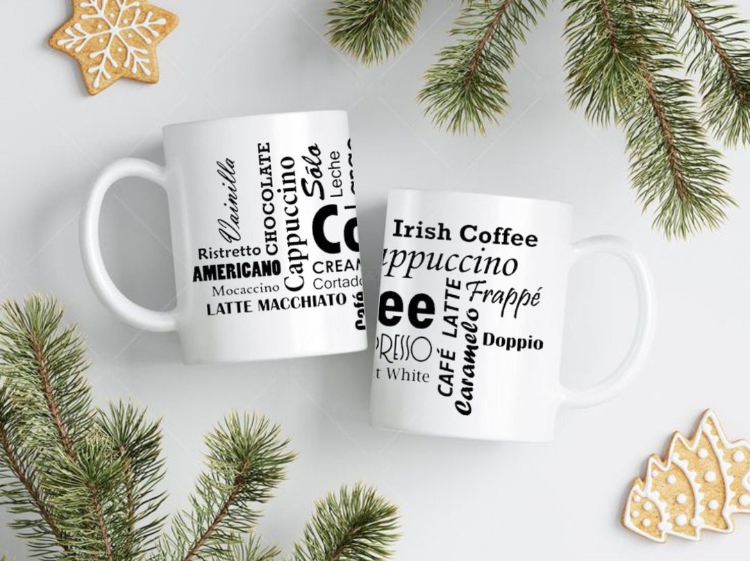 Coffee Mug, Decorated Coffee Mug, Decor Mug, 11oz Mug. Coffee Station ...