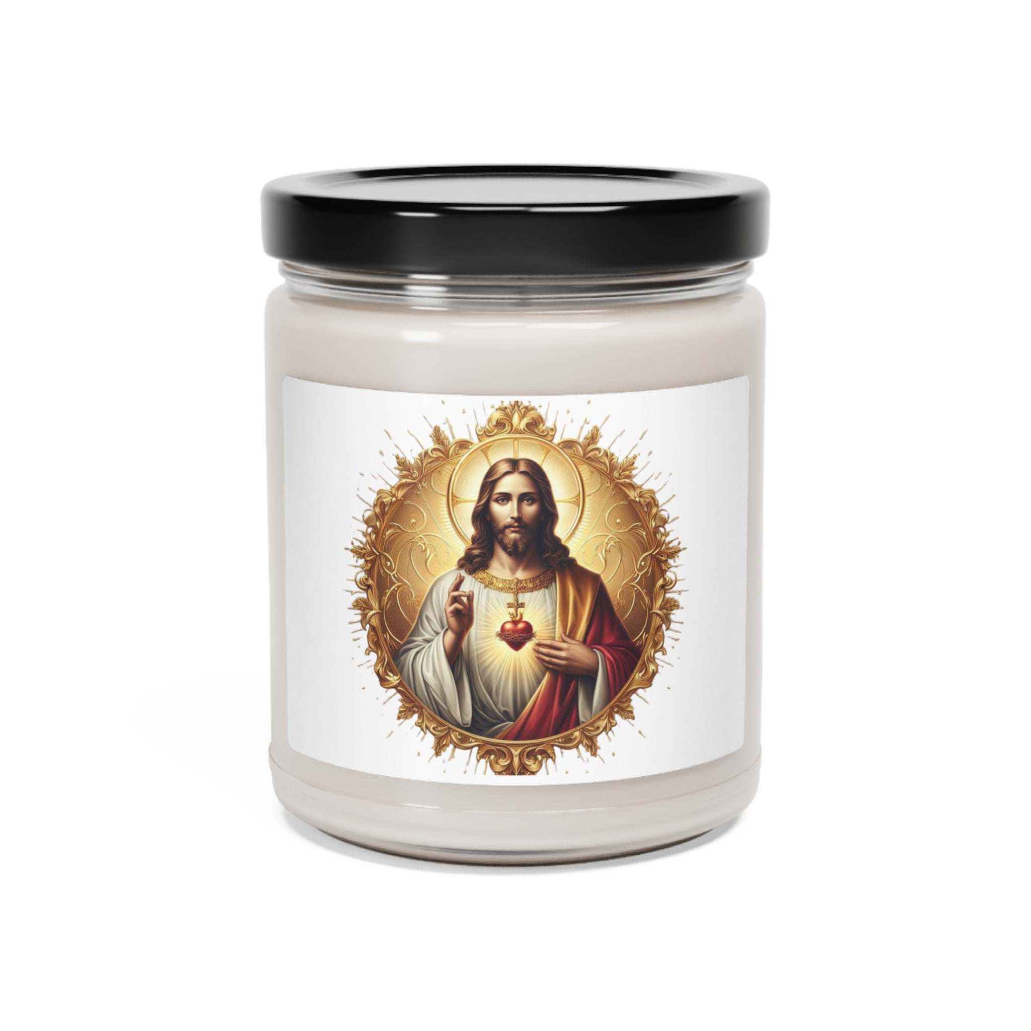 Sacred Heart, Sacred Heart of Jesus, Sacred Heart Candle, Jesus Christ ...