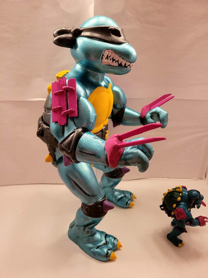 Custom 13 TMNT Slash 1989 Playmates Figure - Etsy