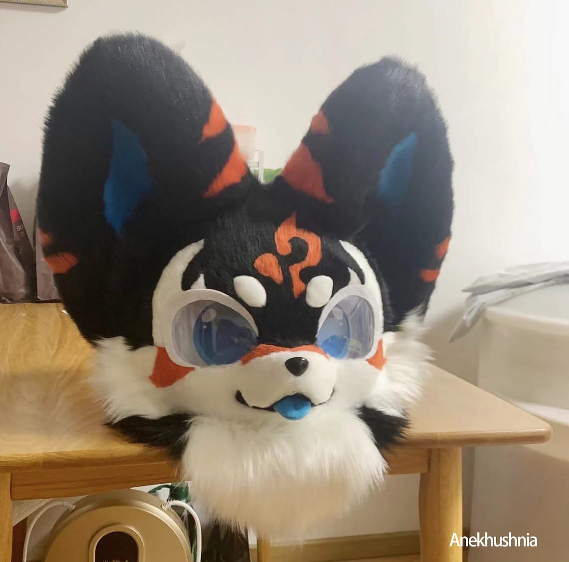 Kigurumi Fursuit Head,furry Ears,furry Dragon Mask,kemono Fursuit ...