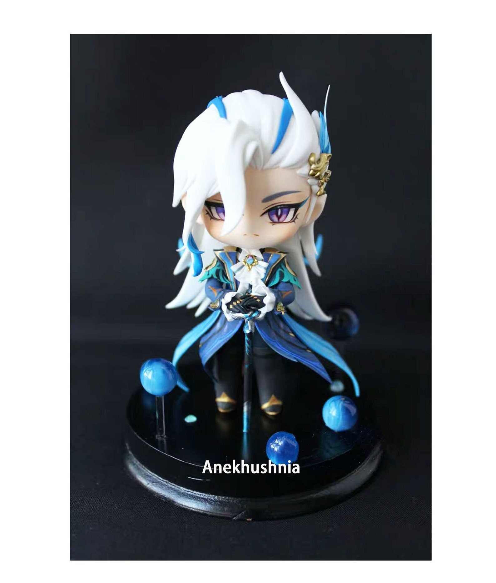 Genshin Impact Neuvillette Clay Figure, Genshin Art, Genshin Merch ...
